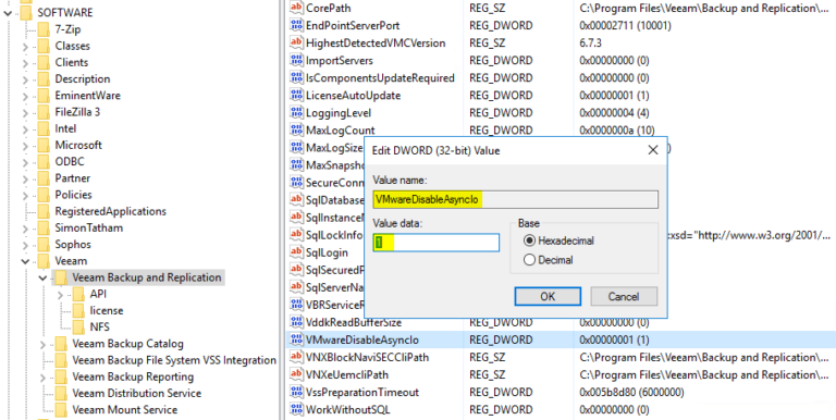 Veeam VDDK async operation error: 14009 - Next Level SDDC